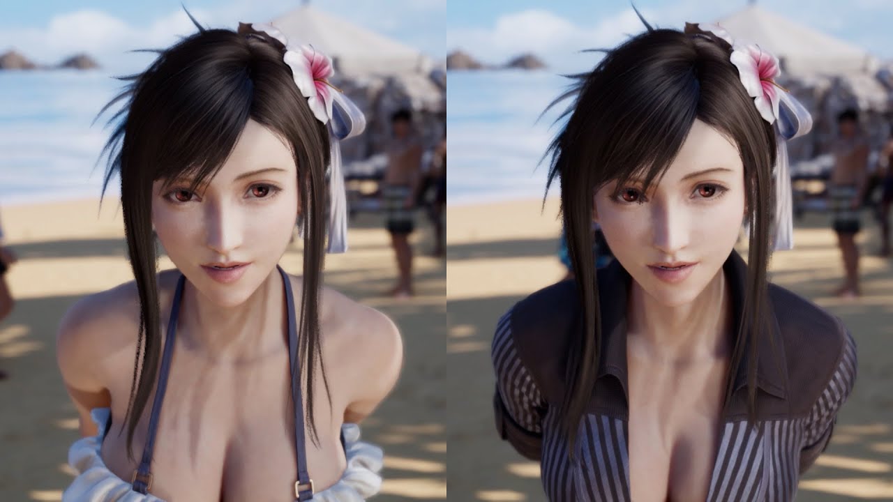 All Tifa's Swimsuits Cutscene - Final Fantasy 7 Rebirth - YouTube