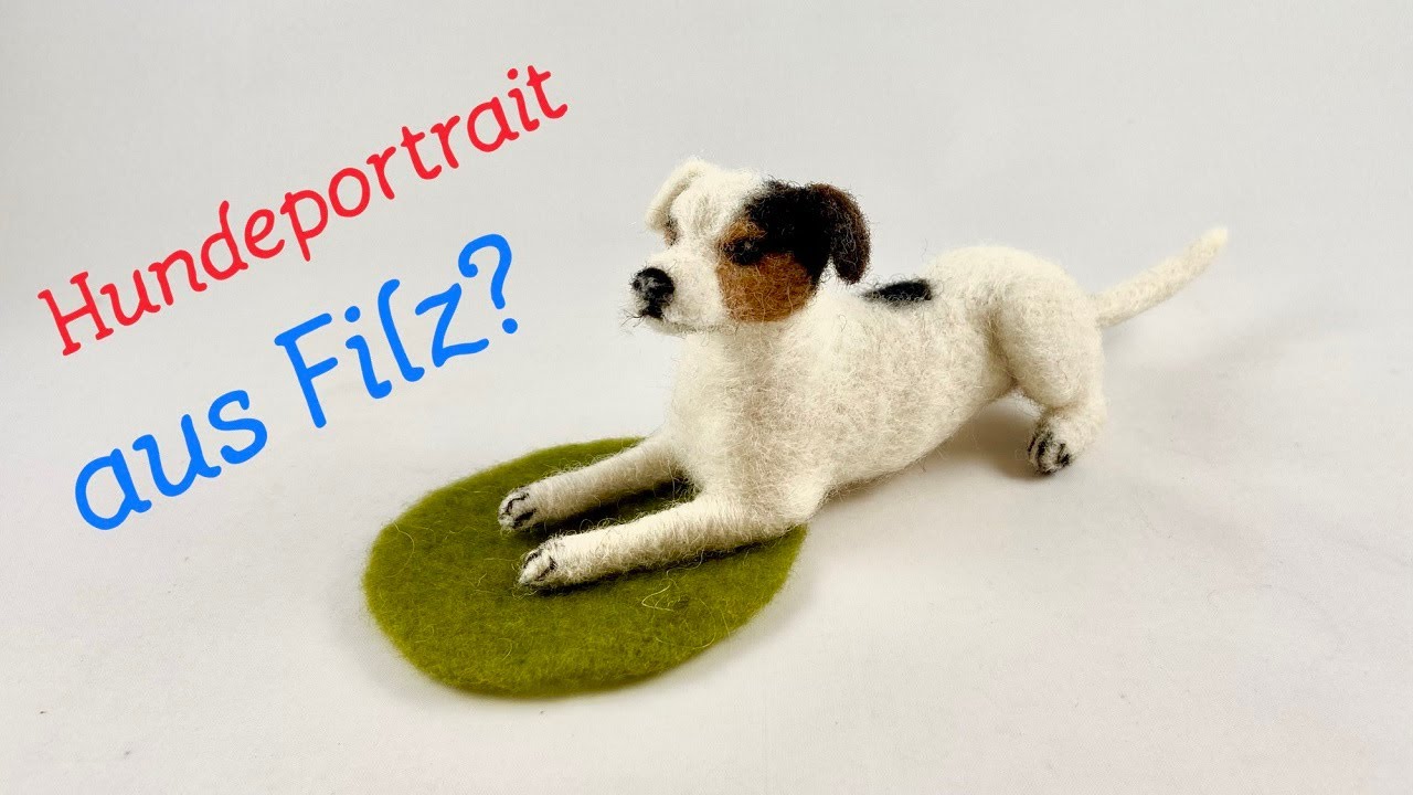 Deinen Hund aus Filz gestalten (filzen)lassen - YouTube