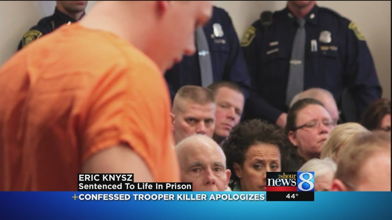 Knysz sentenced for Trooper Butterfield's murder - YouTube