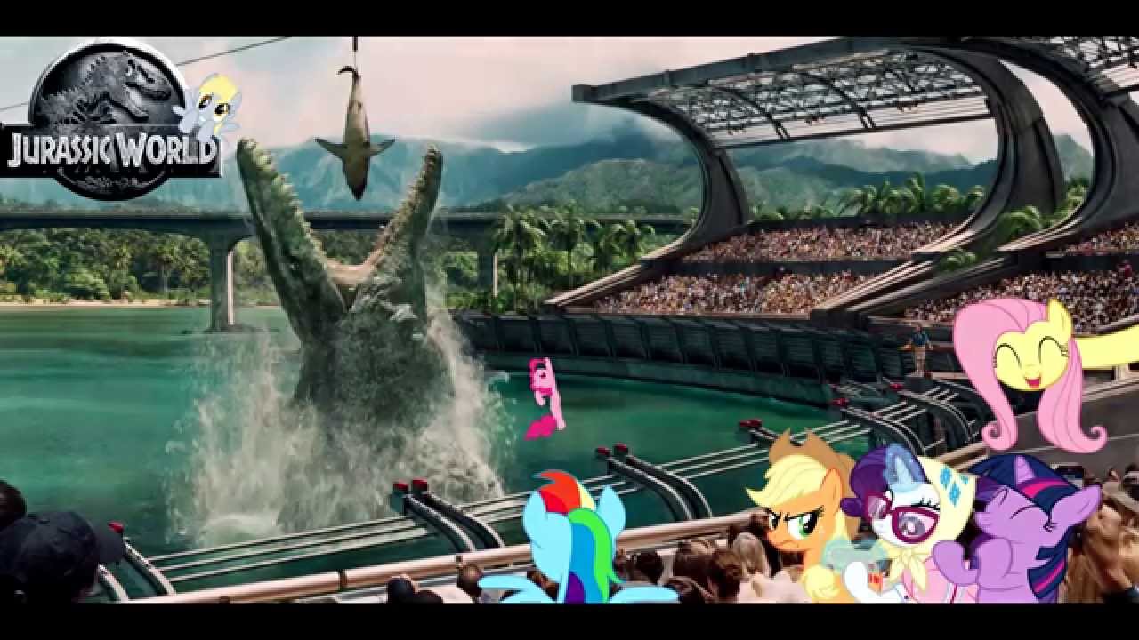 Ponies watch Jurassic World Trailer 2 - YouTube