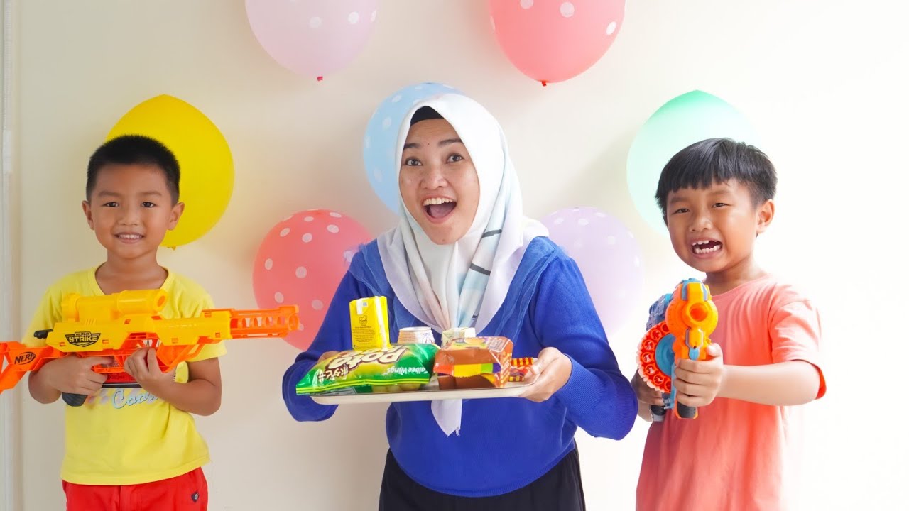 DAVIN VINO MAIN TEMBAK TEMBAKAN BALON BERHADIAH 😱 - YouTube