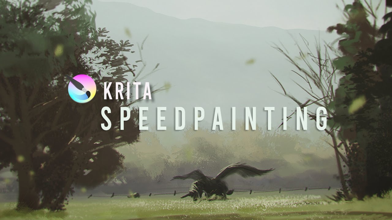 Krita Speed Painting - Daily Study - Full Process - YouTube