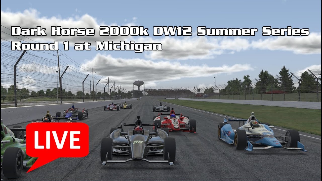Dark Horse DW12 Summer Series. Round 1 at Michigan - YouTube