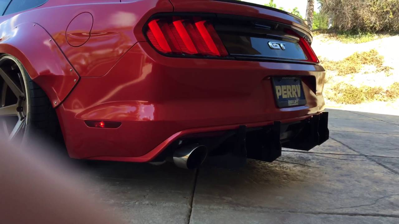 2015 Mustang Gt diffuser - YouTube