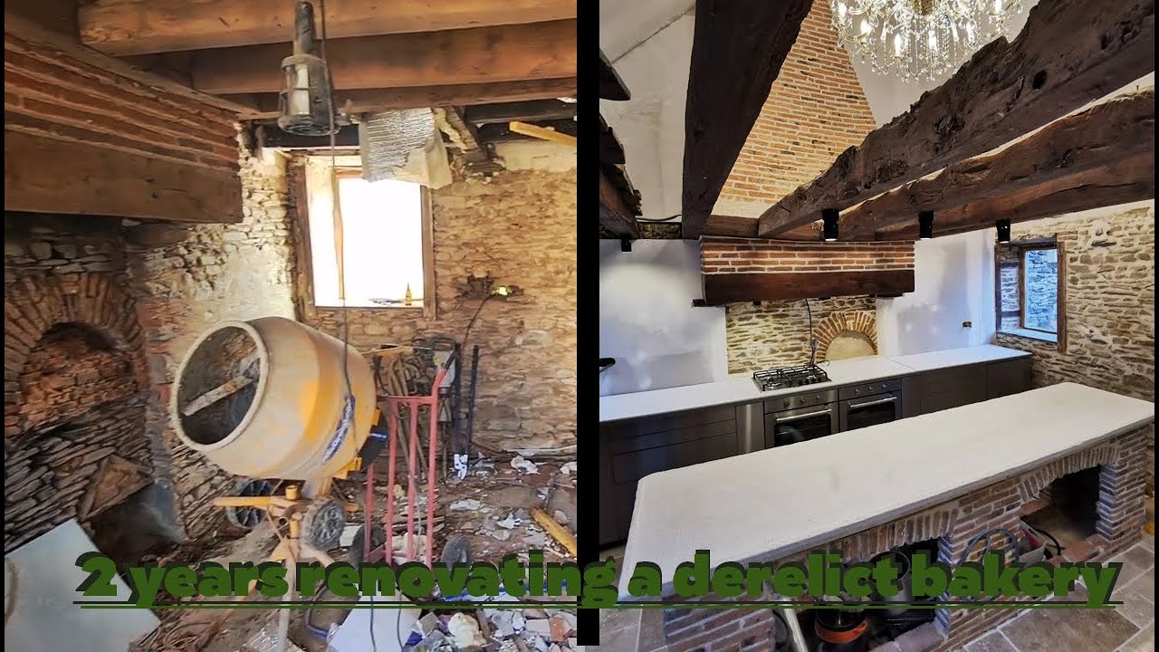 2 YEAR RENOVATION I 200 year old ABANDONED French bakery to bespoke ...