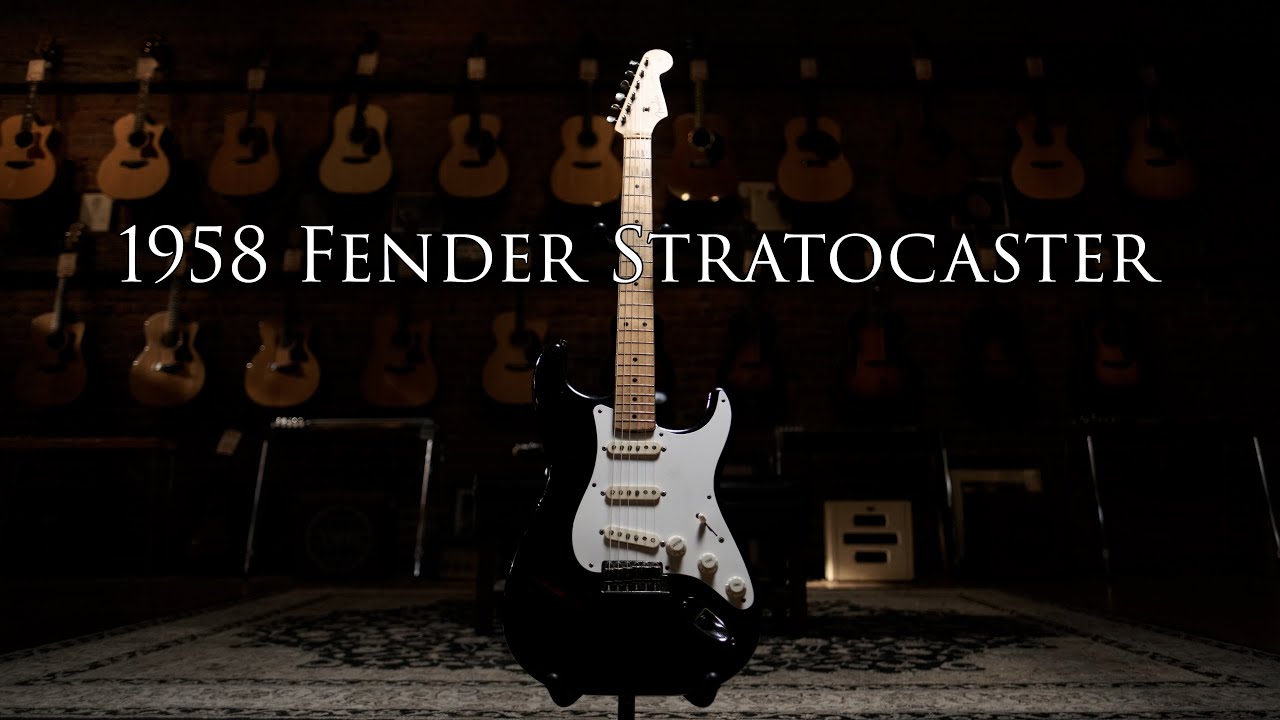 Fender Stratocaster Wallpaper Black