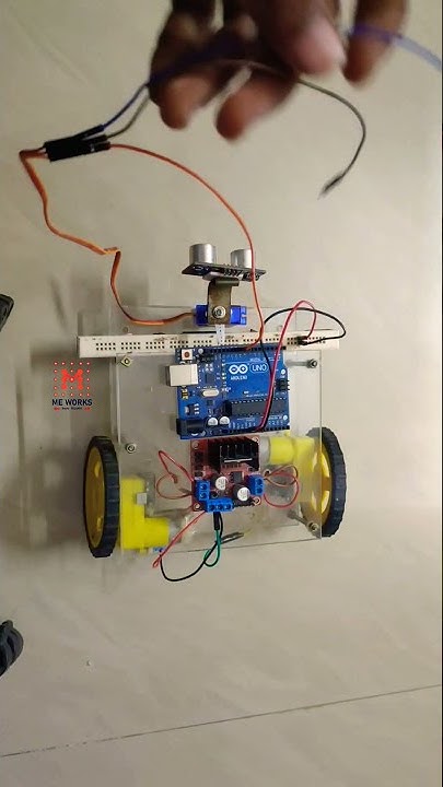 Obstacle Avoiding Robot Using Arduino Arduino Projects In Telugu Youtube