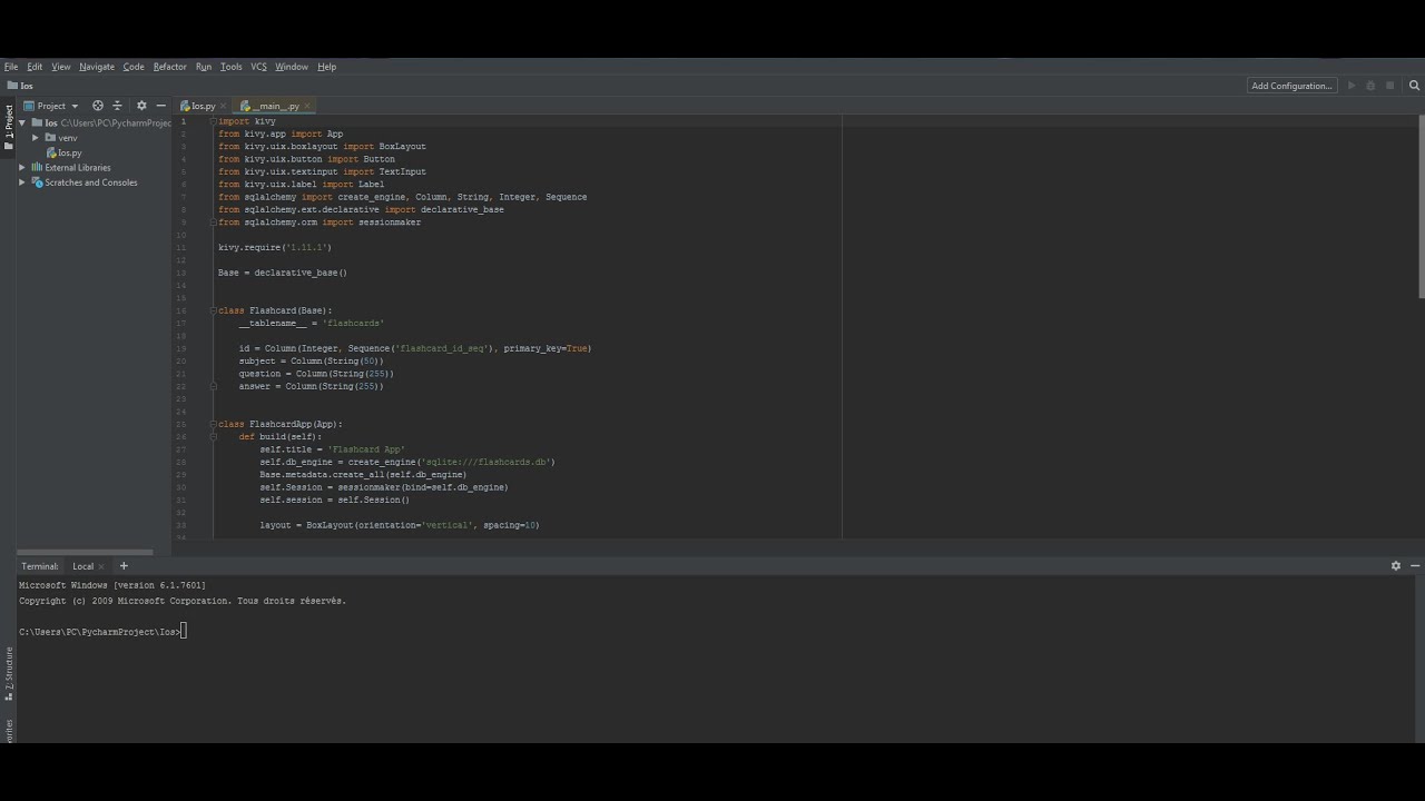 on commance un projet python - YouTube