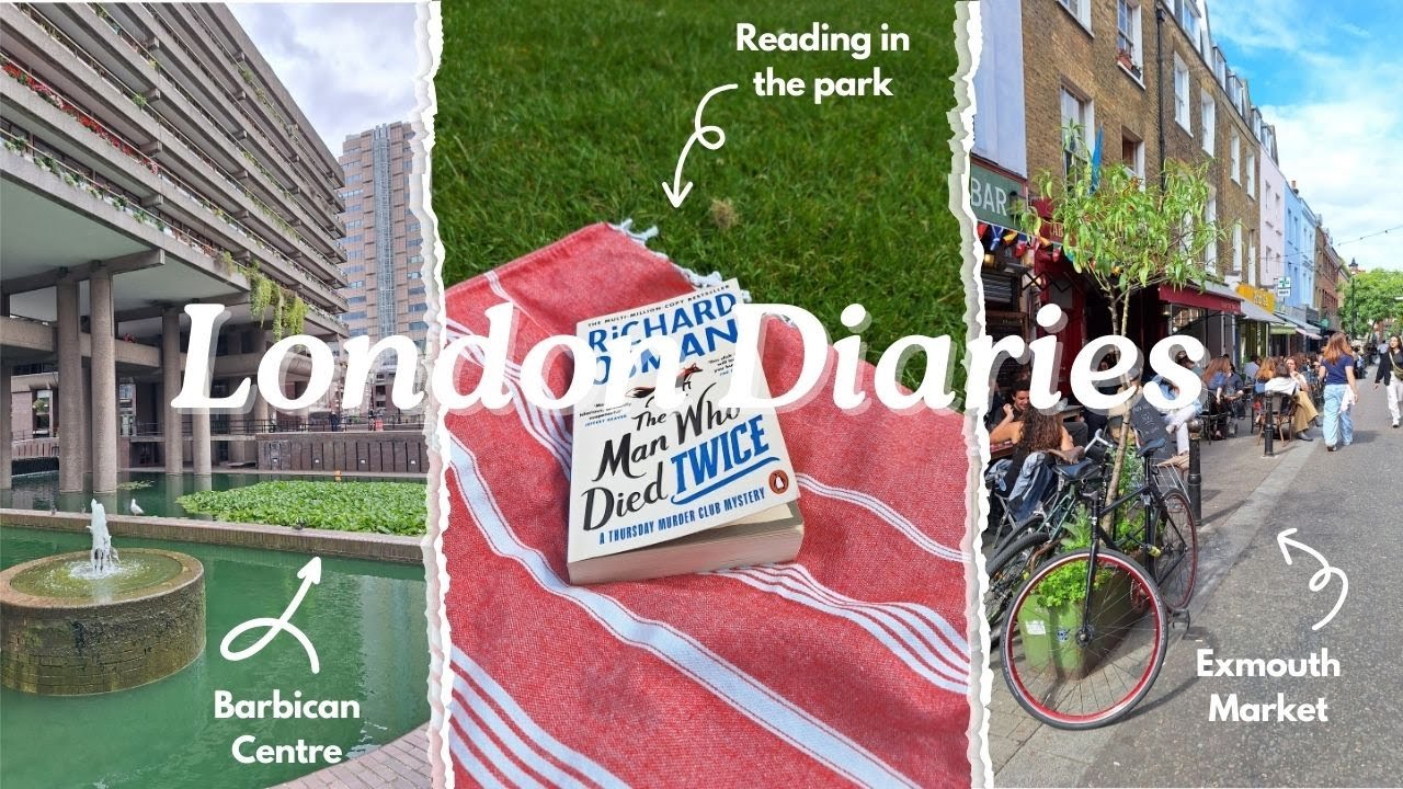 LIFE IN LONDON IN JULY | Visiting the Barbican Centre & Exmouth Market ...