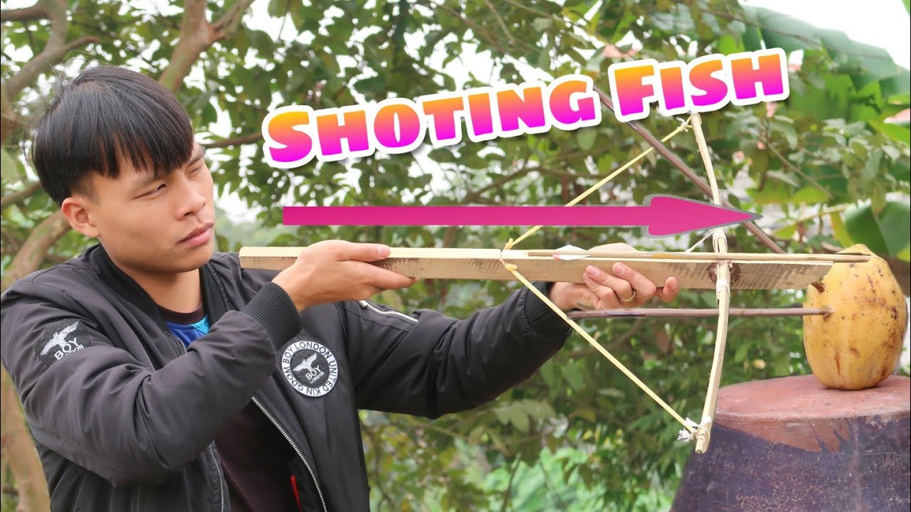 Chế Tạo Nỏ Bắn Cá Bằng Tre đơn giản mà uy lực ( Making crossbows ...