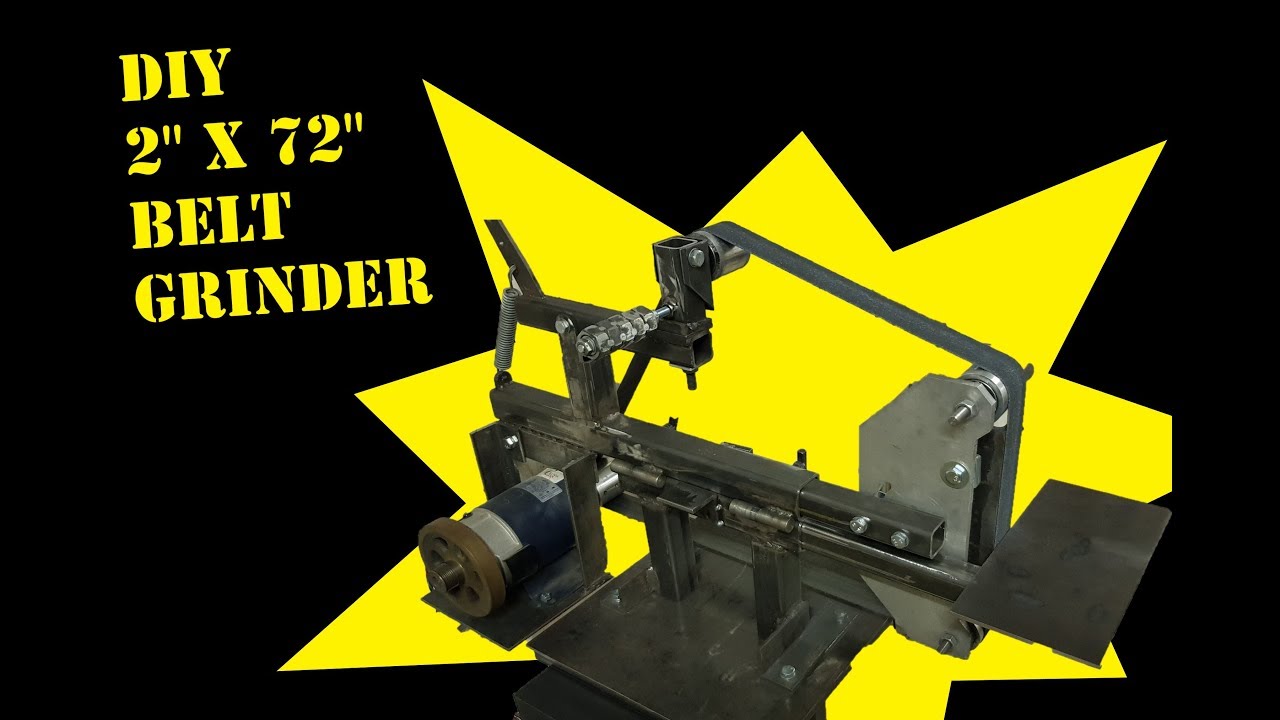 DIY - 2" x 72" Belt Grinder Build - YouTube