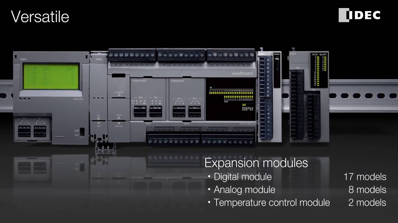 FC6A MicroSmart PLC - YouTube