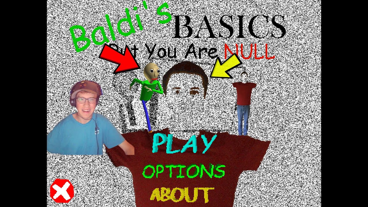Baldi basics I play as Null chasing the student around the schoolhouse ...