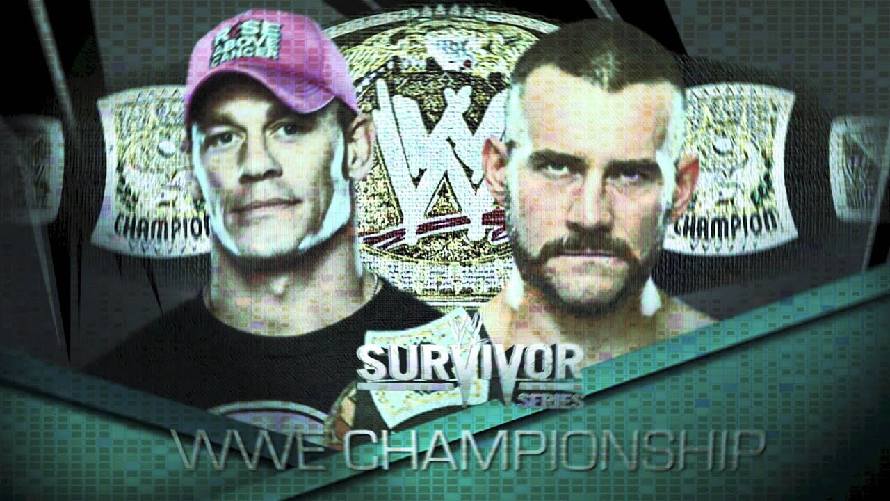 WWE Survivor Series 2013- WWE Championship Cm Punk© Vs John Cena - YouTube