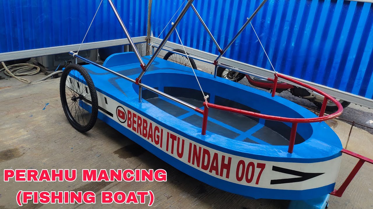 TUTORIAL PERAHU MANCING DARI BAHAN PLYWOOD DAN FIBER | PERAHU MANCING ...