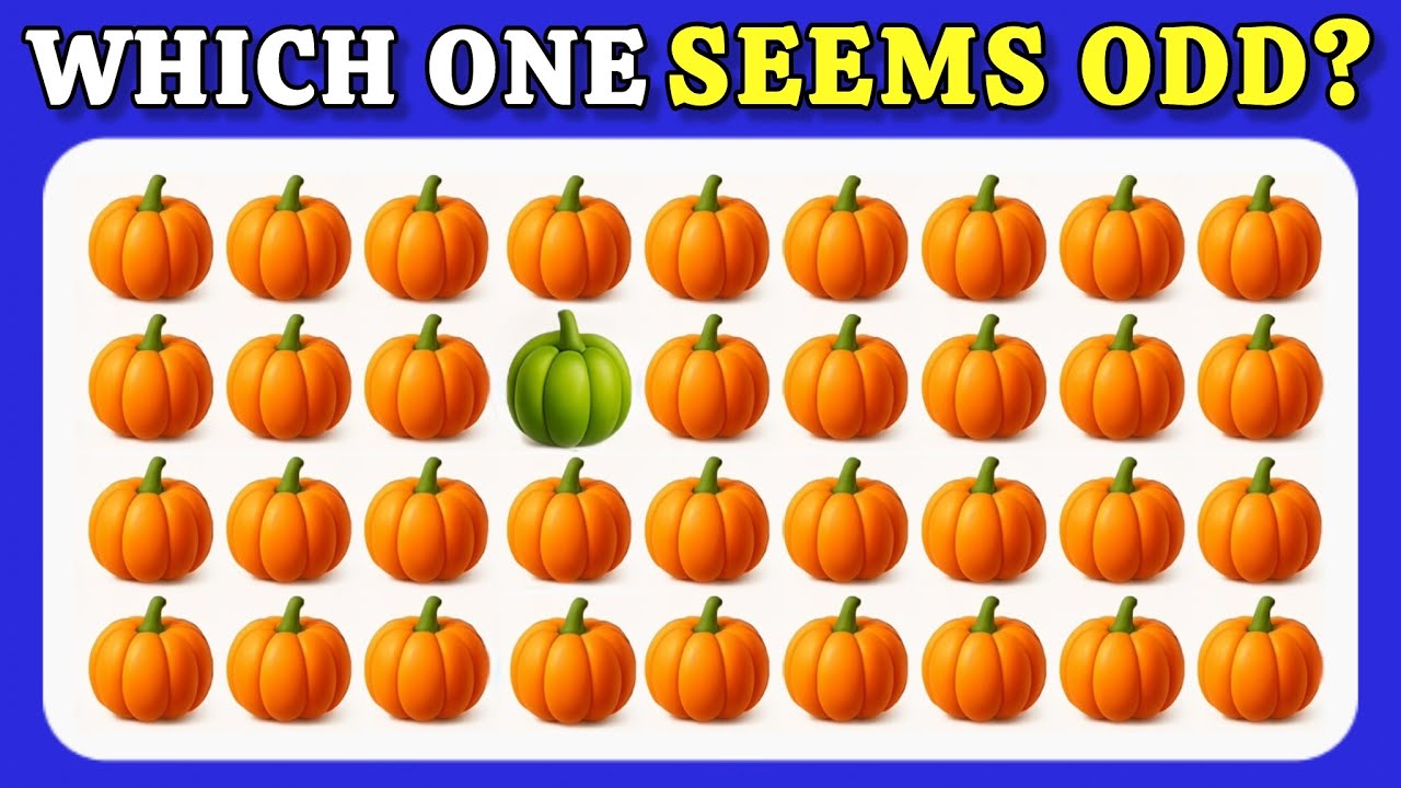 Spot the ODD One! Ultimate Brain Workout Challenge – Can YOU Beat It ...