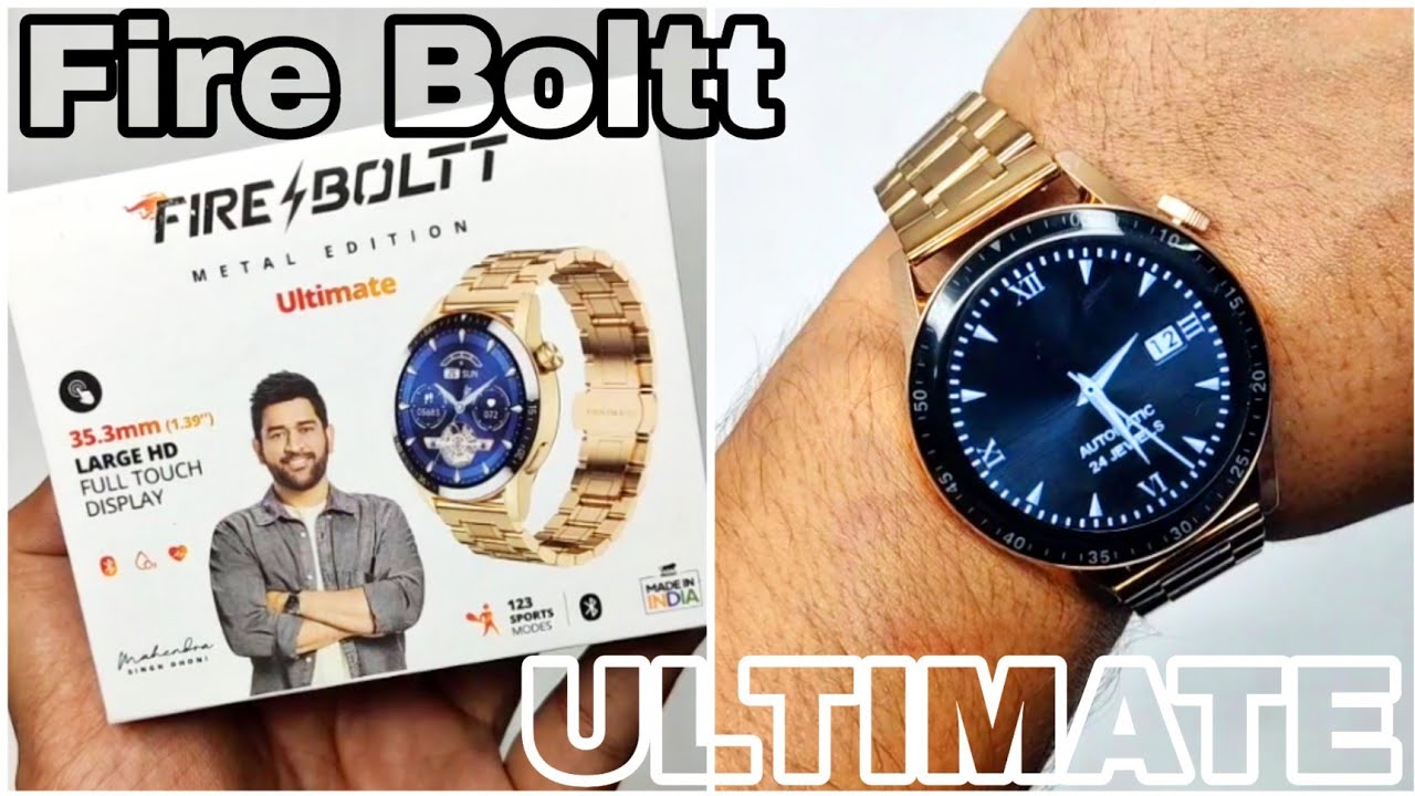 Fire Boltt Ultimate Metal Edition Unboxing And Review - YouTube