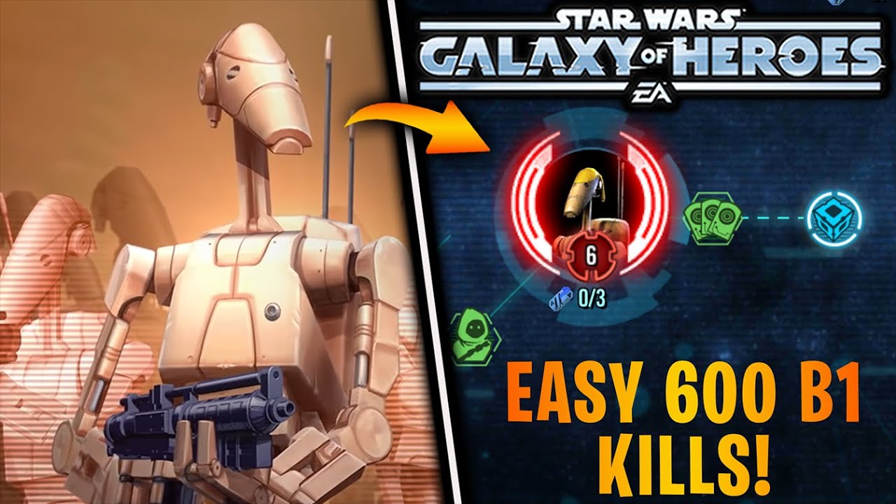 How to EASILY Get 600 B1 Battle Droid Kills in Sector 3 Conquest! Naboo ...