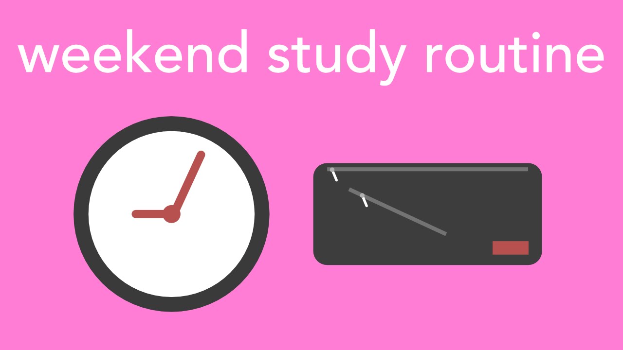 weekend study routine - YouTube