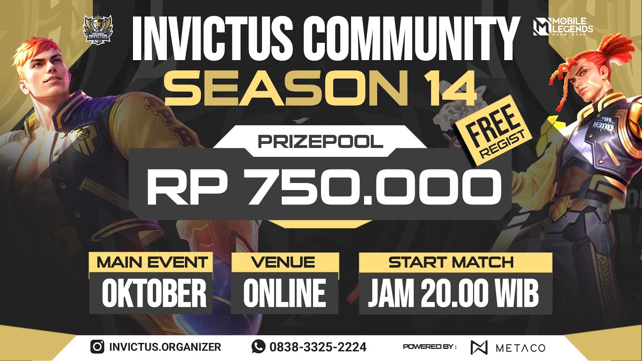 Live Grand Final Invictus Community MLBB Season 14 - YouTube