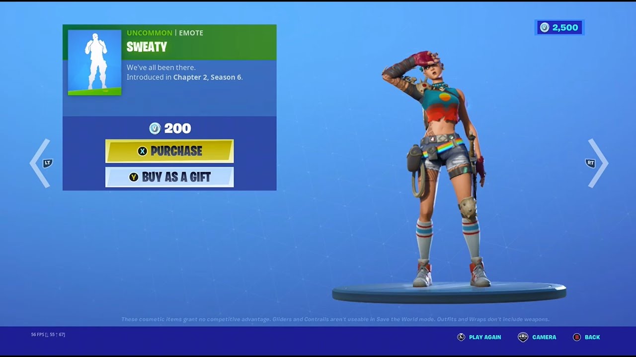 Fortnite Itemshop Apr 20 (New Sweaty Emote Is Out Now!) - YouTube