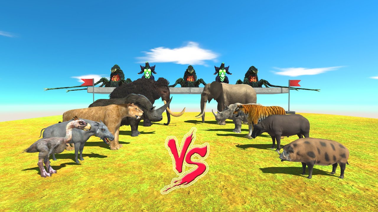 Prehistoric animals fight modern animals. Surprise ending ? - Animal ...