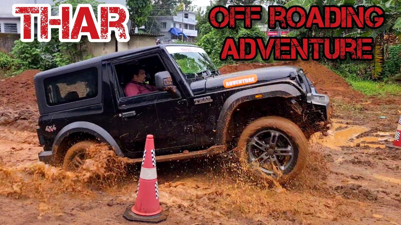 Mahindra THAR Off Roading Adventure at Meridian Motors Pathanamthitta #thar #tharoffroading ...
