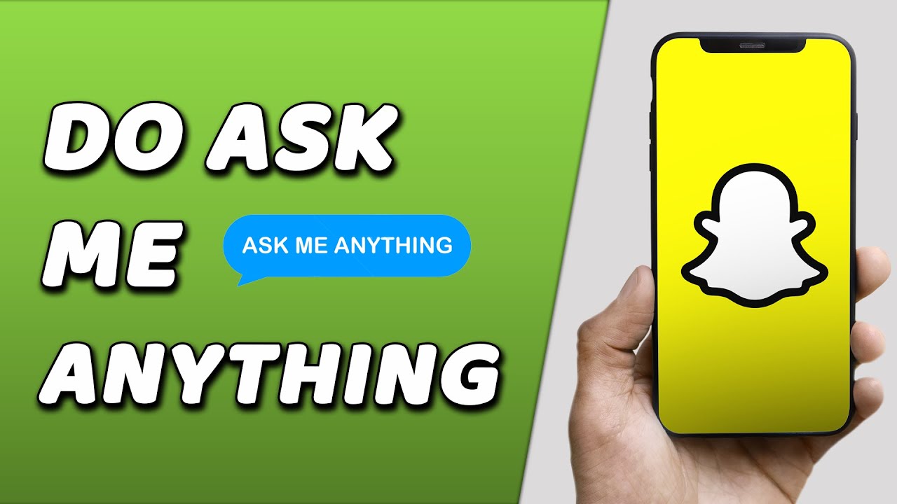 How To Do Ask Me Anything On Snapchat (EASY!) - YouTube