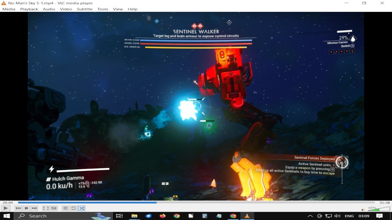 No Man's Sky 5 Part 1/3 - Walker Brain Hunt - Unedited Game Play - YouTube