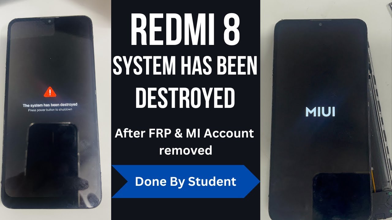 Redmi 8 system has been destroyed; Mobile repairing course in Hyderabad ...