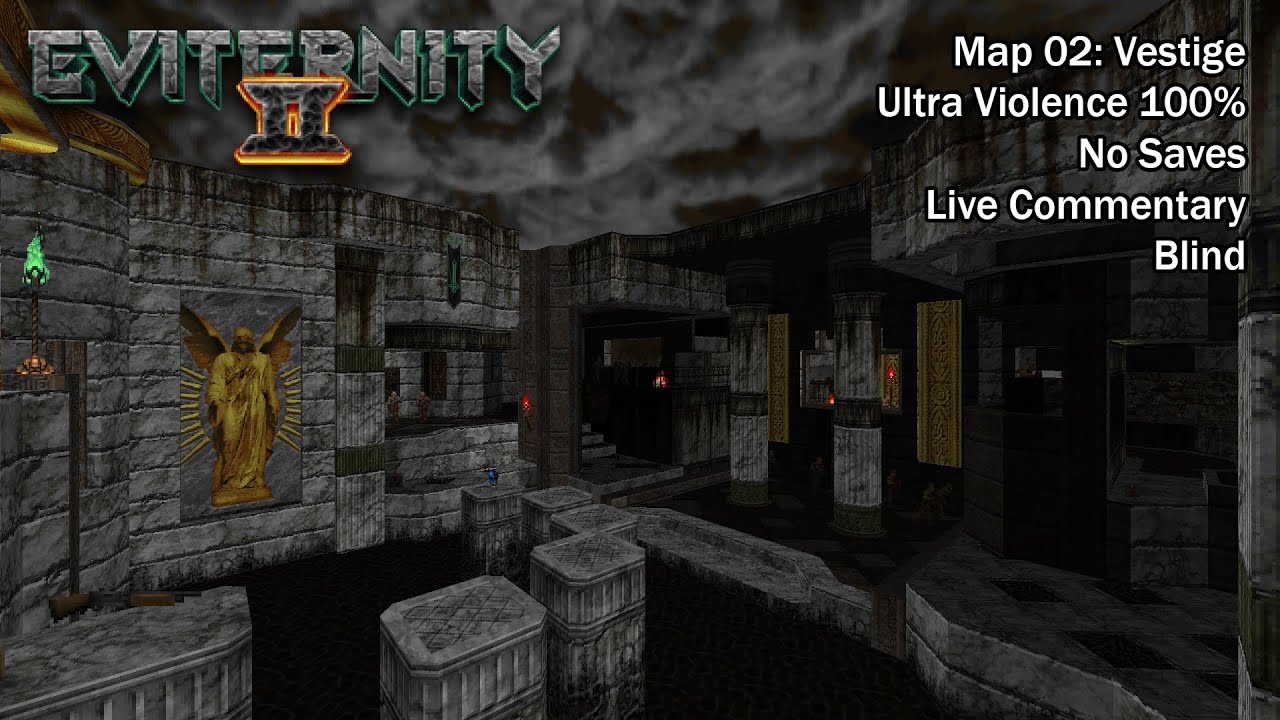 (Doom II) Eviternity 2 - Map02: Vestige (Blind UV-Max) - YouTube