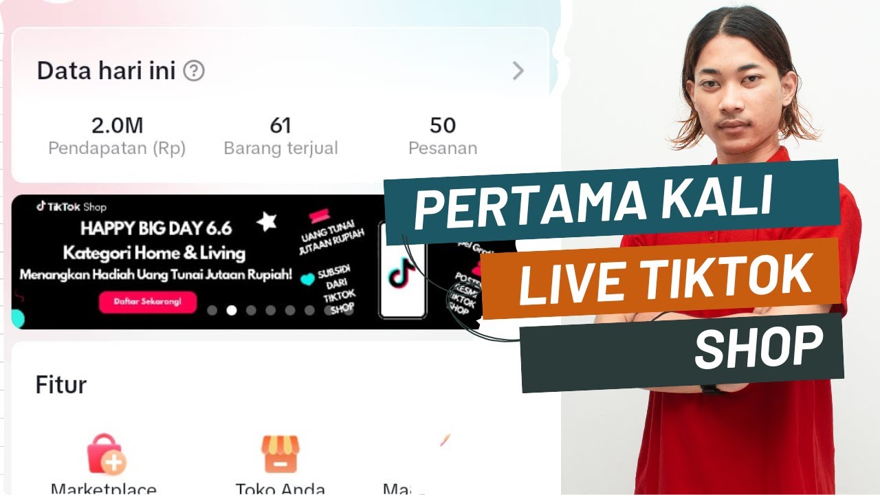 Gokil! Pengalaman Pertama Kali Live Tiktok Banyak yang BELI - YouTube