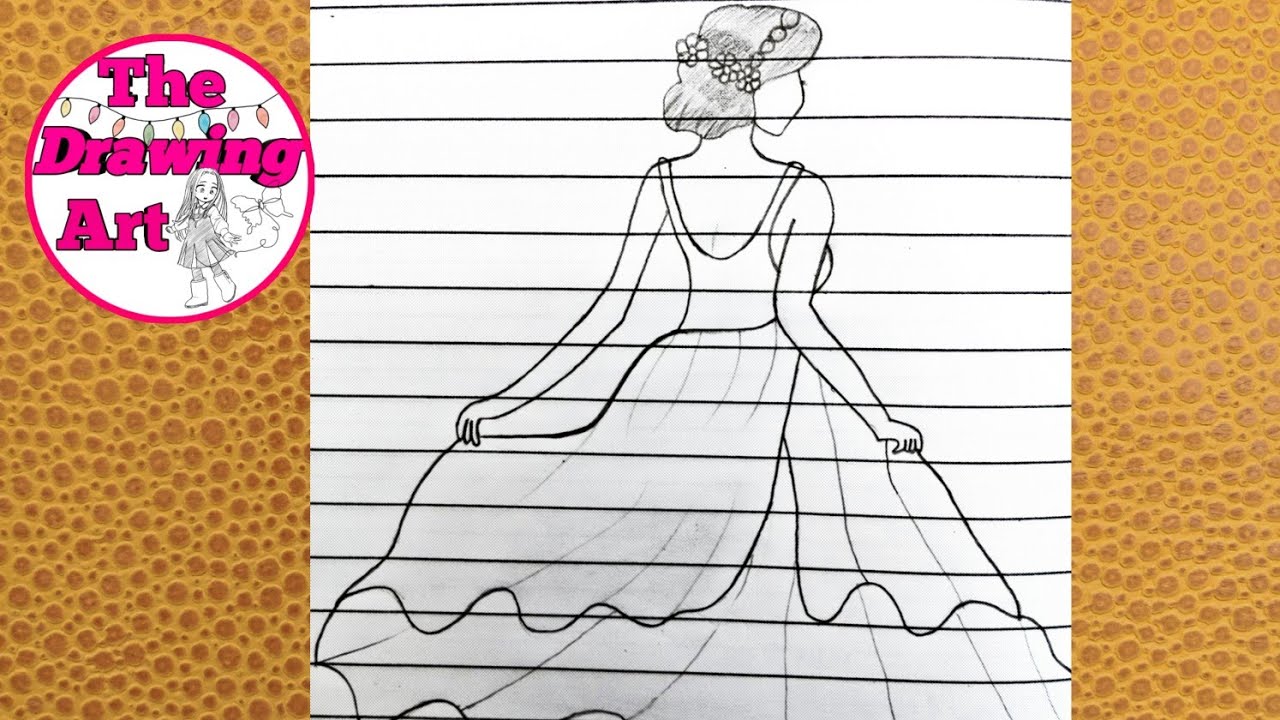 Beautiful drawing very easy/The Drawing Art - YouTube