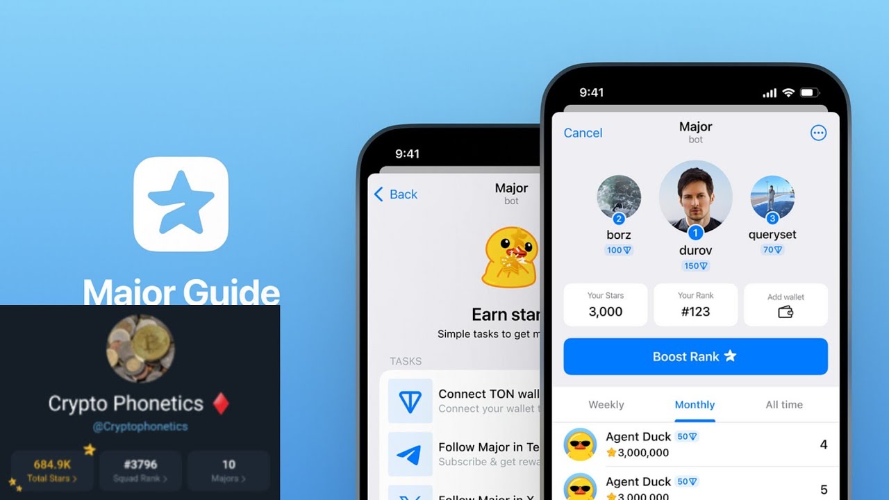 $MAJOR OF TELEGRAM (Tips and guide to max token accumulation). - YouTube