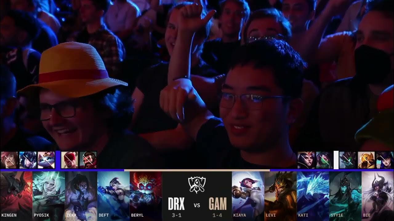 Worlds 2022 - Group Stage Day 7 | DRX vs GAM (Game 4) - YouTube
