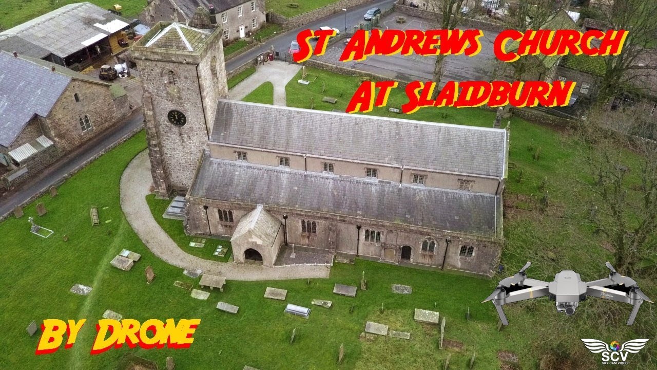 🎥Slaidburn church (St Andrews) 🎥Lancashire by Drone series. - YouTube