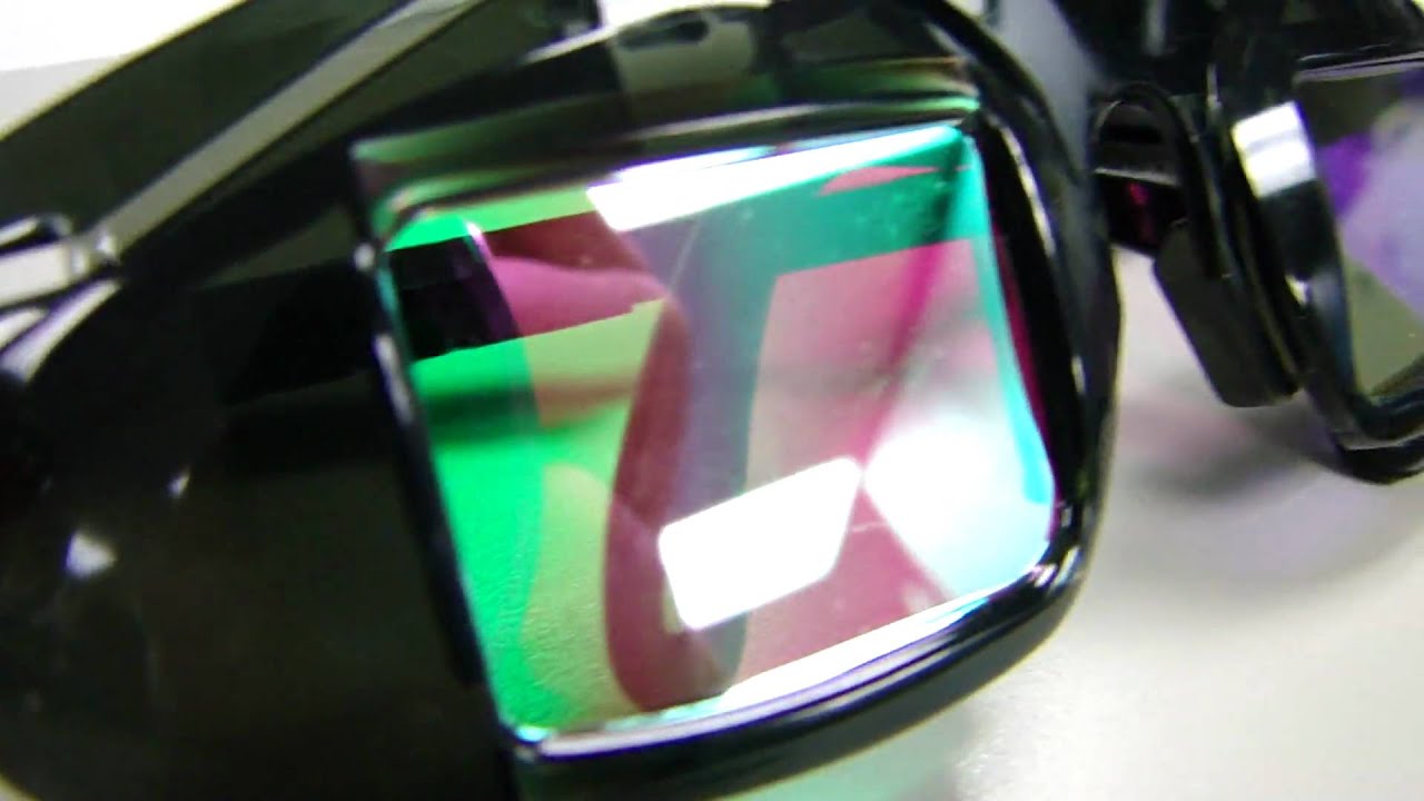 Infitec wavelength multiplexing stereoscopic glasses - YouTube