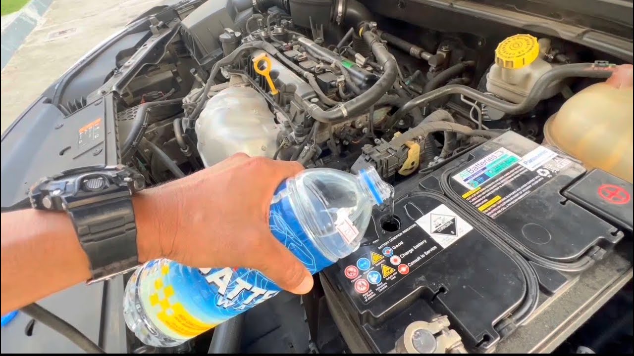 Free Maintenance Battery Top Up | Panasonic DIN 74 - YouTube