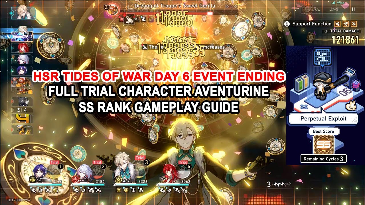 HSR Tides of War Day 6 Event Ending - Full Trial Character Aventurine ...