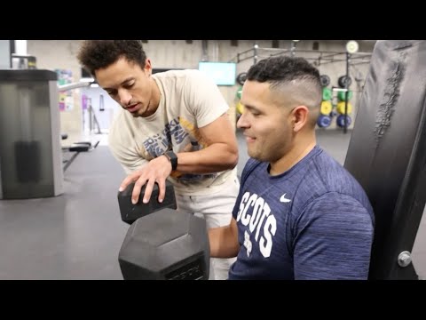 Darion Helps Raul Lift Weights To Get Stronger To Lift Maddie ...