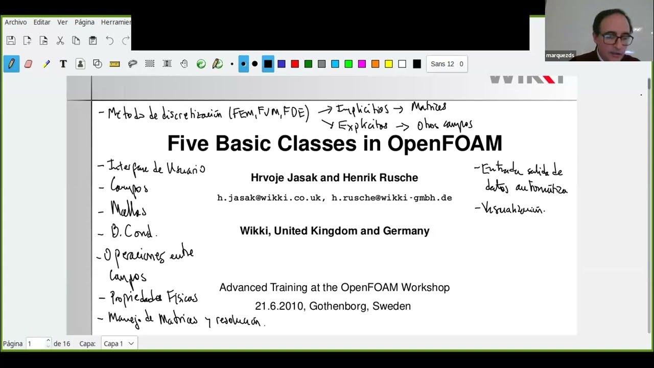 Introduction to OpenFOAM programming - Lesson 3 - 8/20/2024 - YouTube