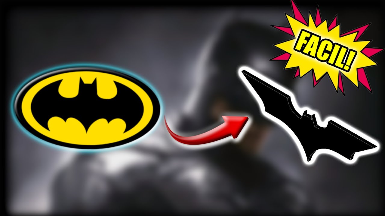 Diseña el Logo de Batman en Inventor ¡Fácil y Rápido! - YouTube