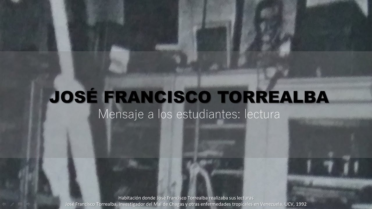 JOSÉ FRANCISCO TORREALBA (Mensaje a los estudiantes: lectura) - YouTube