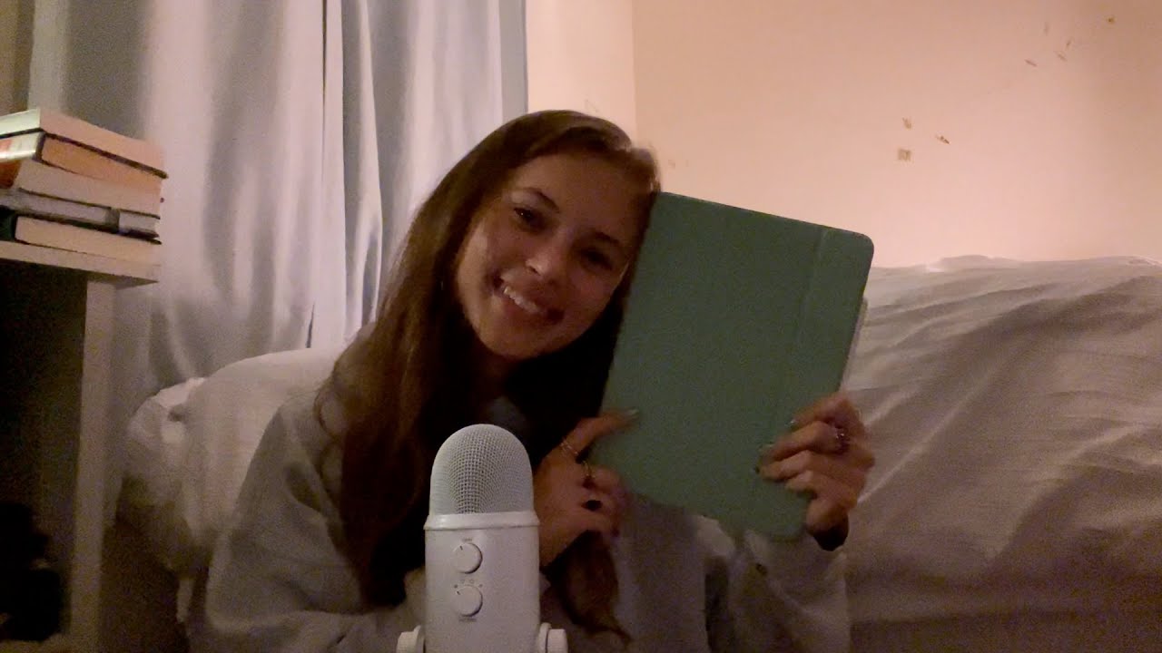 ASMR Whispered Guided Meditation (reading, low light, blue yeti) - YouTube