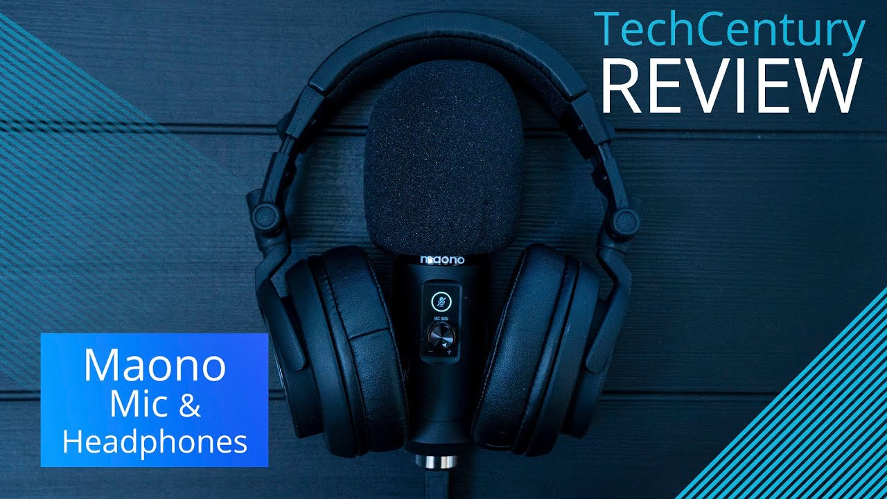 Maono USB Microphone & Studio Monitor Headphones REVIEW | with Audio ...
