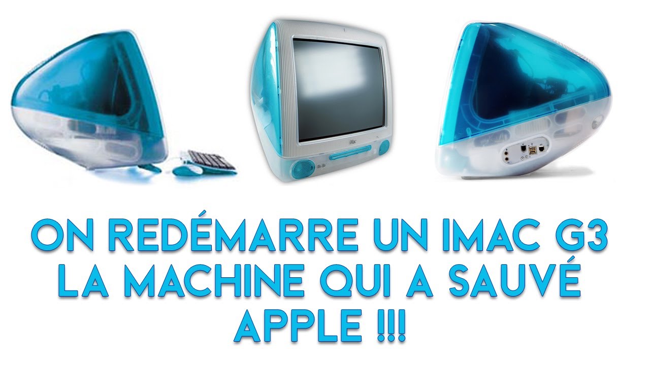 Apple Imac G3 (Sloat Loading - Bleu Clair) à 350Mhz sans Firewire (1999 ...