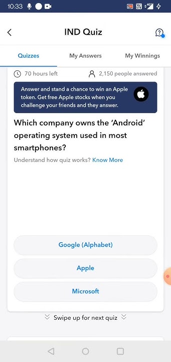 Which company owns the ‘Android’ operating system used in most ...