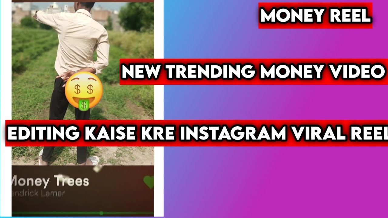 New trending reel money template l viral editing Instagram l money tree ...