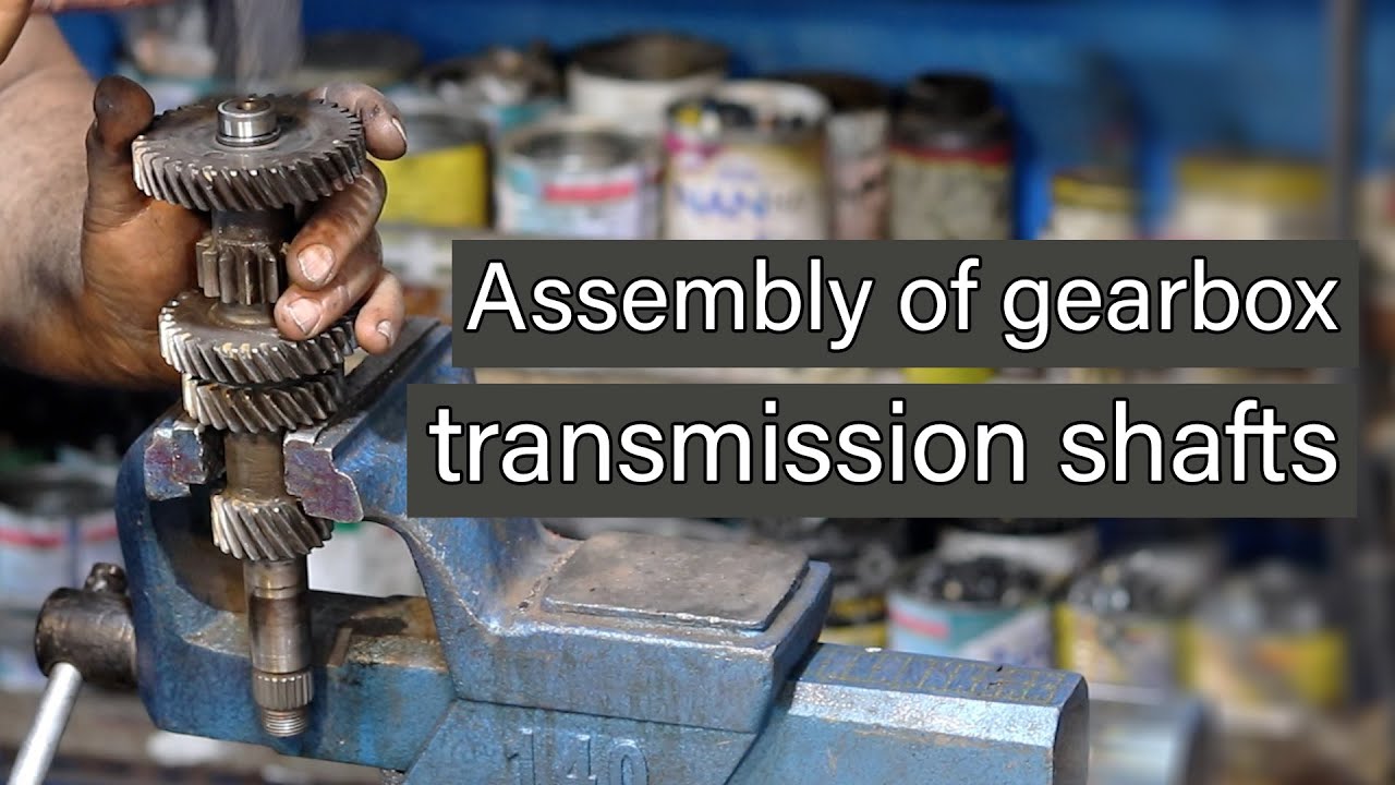 Want to know how to assemble the transmission input shaft? Look now ...