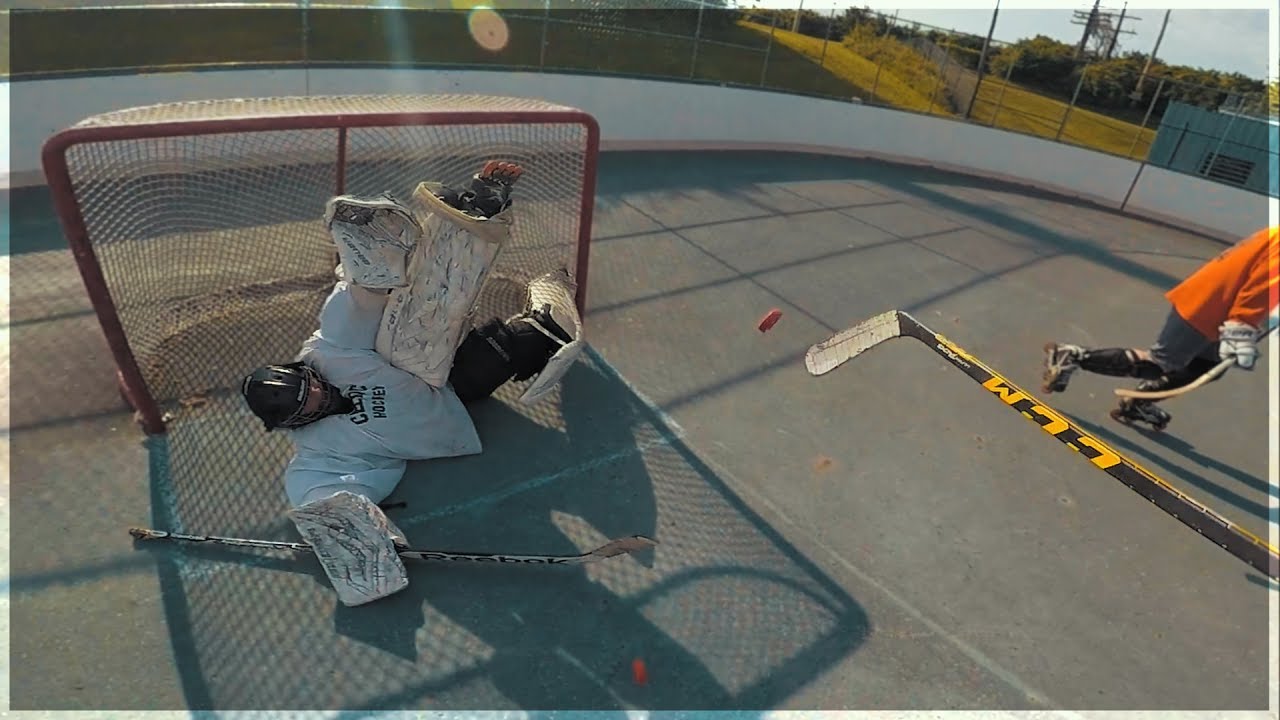 GoPro Hockey | UNREAL DEFLECTION GOAL - YouTube